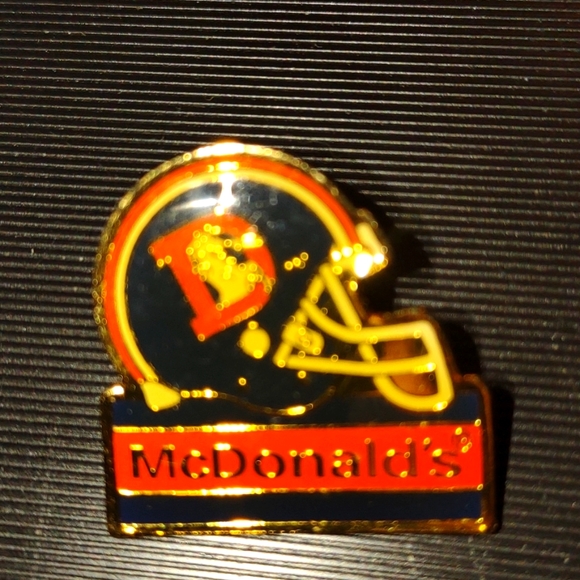 Vintage | Accessories | Very Rare Denver Broncos Mcdonalds Football ...